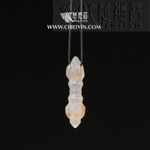 瑪瑙金剛杵掛墜 4cm 慈悲音
