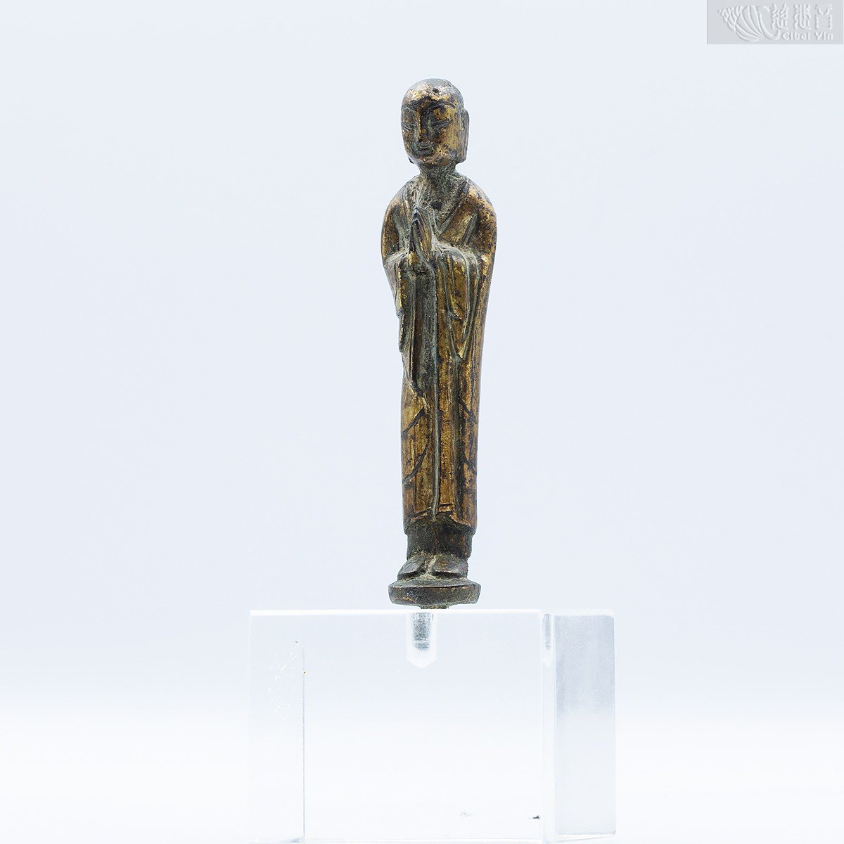 Gilt bronze statue of Venerable Ananda CiBeiYin