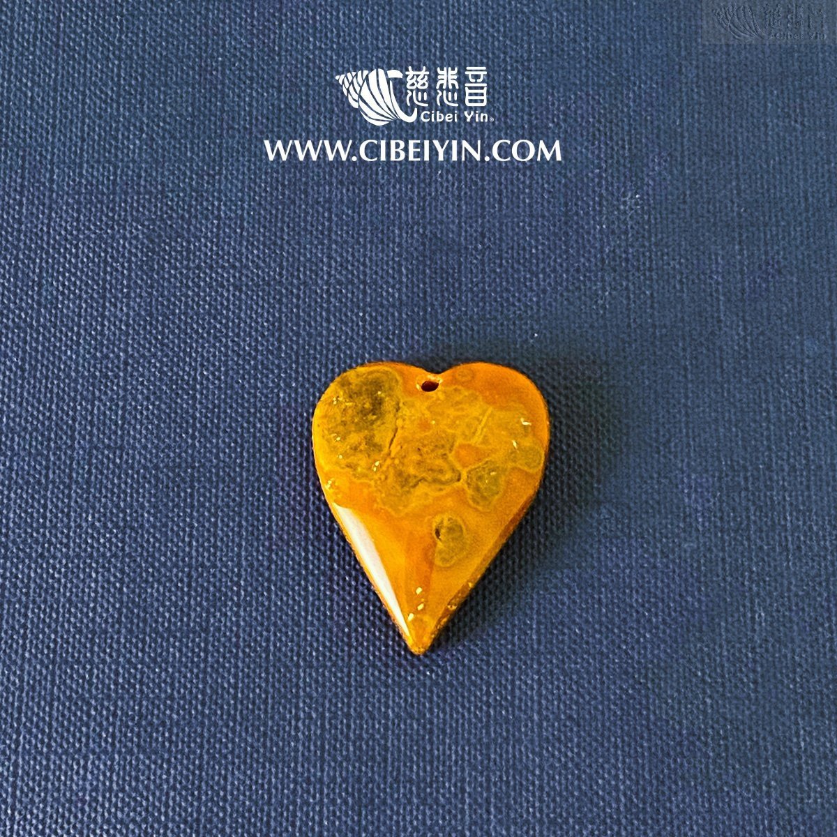 "Broken Cocoon"True Fire Stone Pendant--010 CiBeiYin