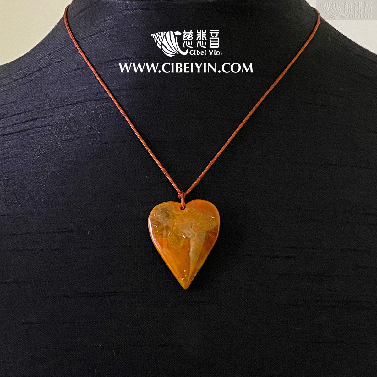"Broken Cocoon"True Fire Stone Pendant--010 CiBeiYin