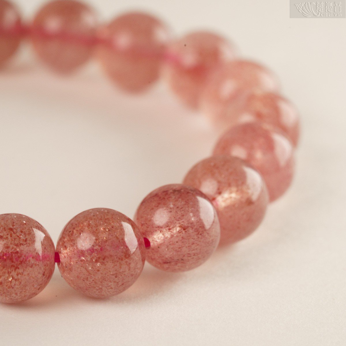 Strawberry Quartz Bracelet 9mm CiBeiYin