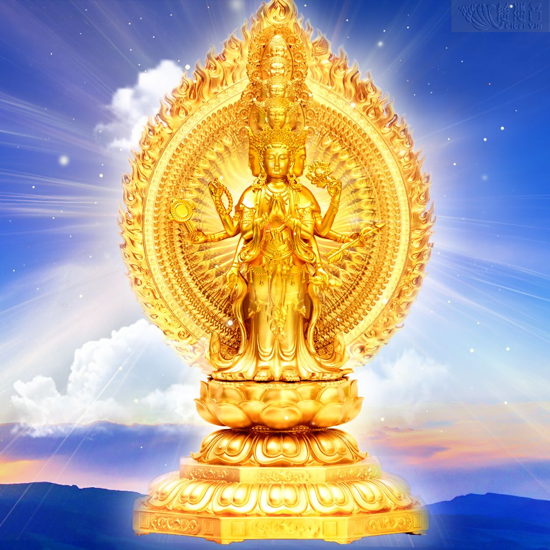 Thousand-Arm Guanyin Bodhisattva Statue CiBeiYin