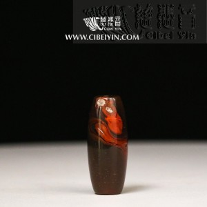 “Flaming Red Lotus”True Fire Stone Pendant-13-011 CiBeiYin